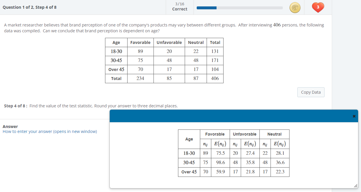 Solved data was compiled. Can we conclude that brand | Chegg.com