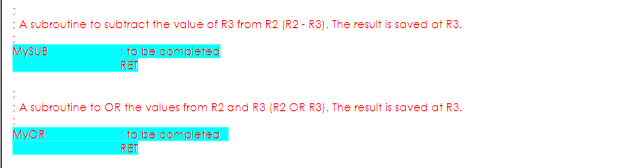 Solved Section 1: Subtraction (0.5 marks) You now complete | Chegg.com
