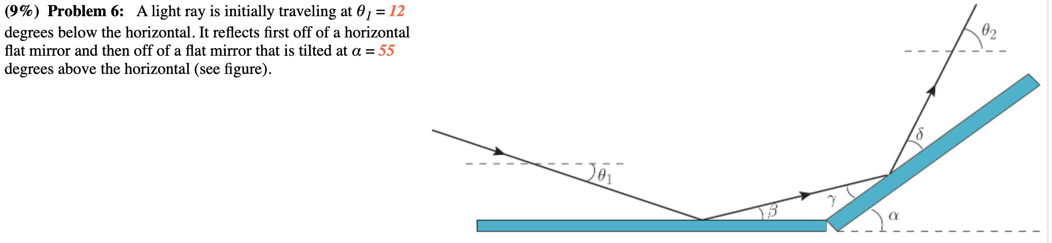 Solved 1.) Find a symbolic equation that will give θ2, the | Chegg.com