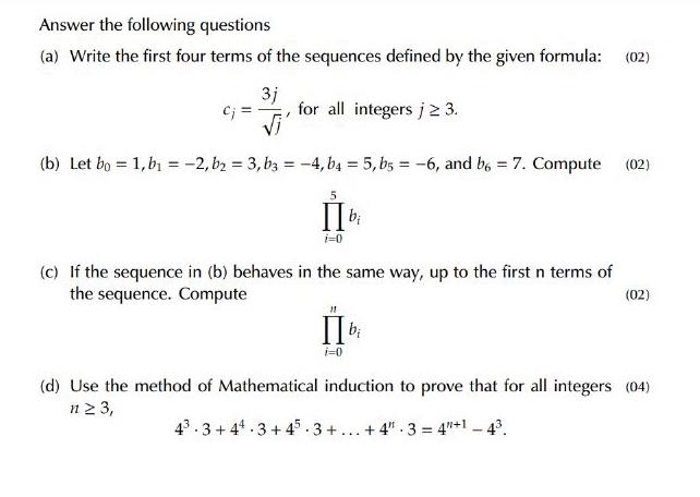 Solved Answer the following questions (a) Write the first | Chegg.com