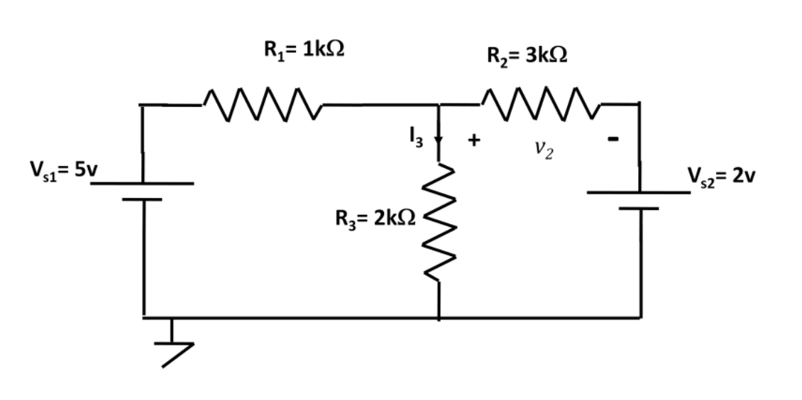 Solved In the circuit shown, using superposition, finda) The | Chegg.com