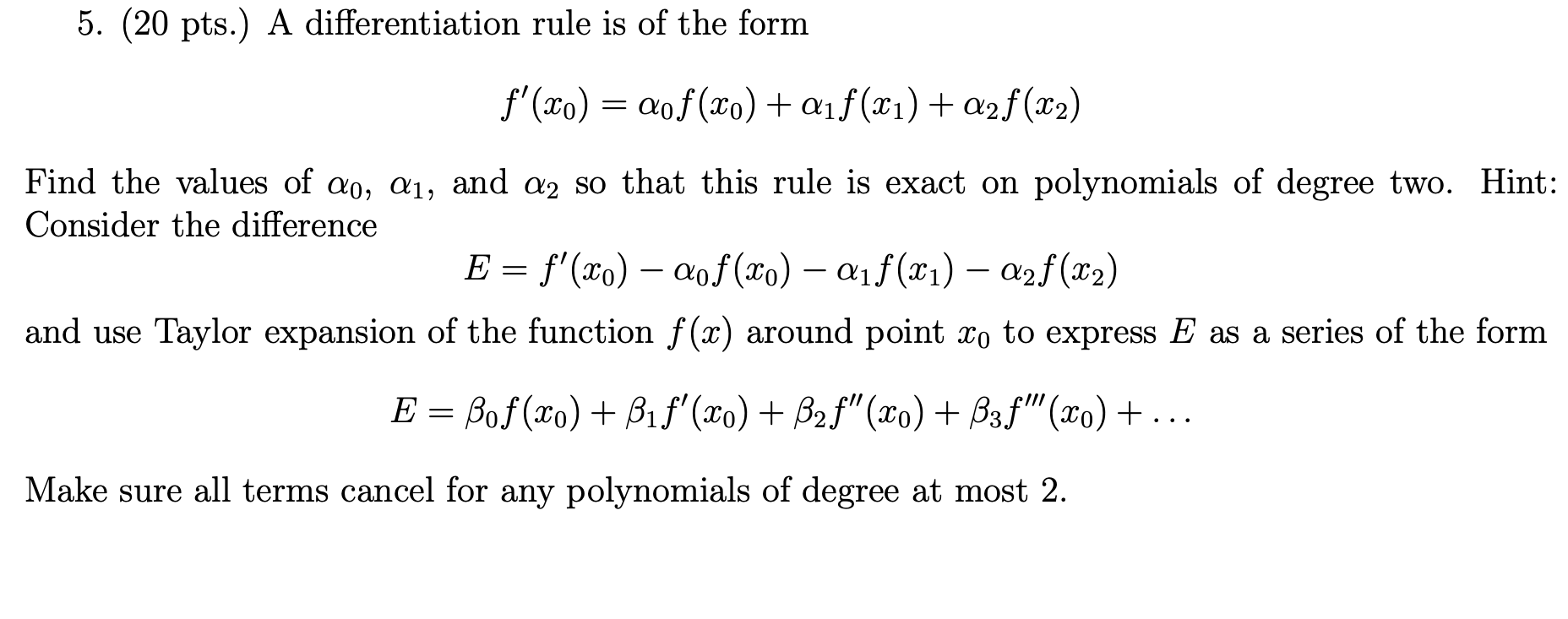Solved Please explain by the hint using the Taylor expansion | Chegg.com