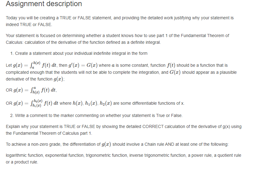 Solved Assignment description Today you will be creating a | Chegg.com