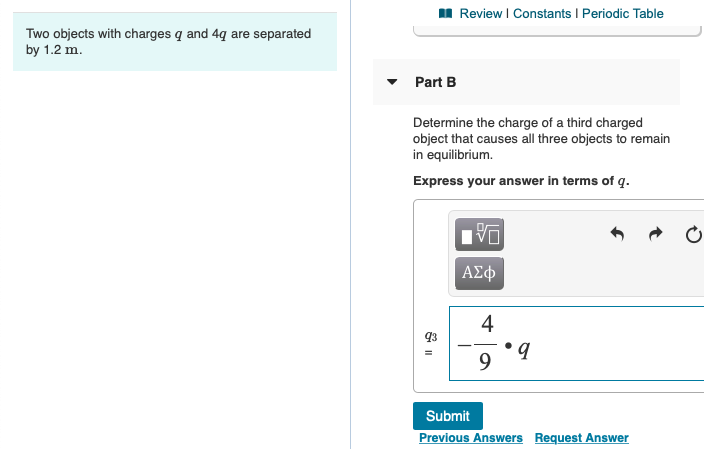 Solved A Review | Constants Periodic Table Consider the | Chegg.com