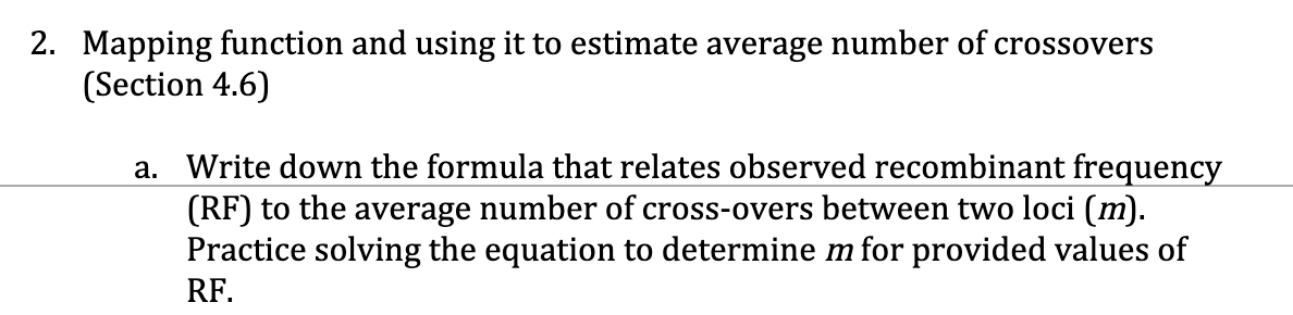 Solved 2. Mapping function and using it to estimate average | Chegg.com