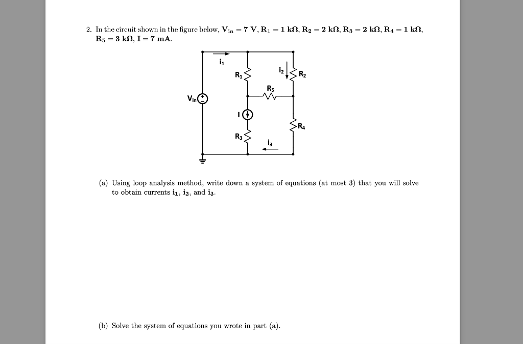 Solved 1. In the circuit shown below, V1=3 V,V2=1 V,I=1 | Chegg.com