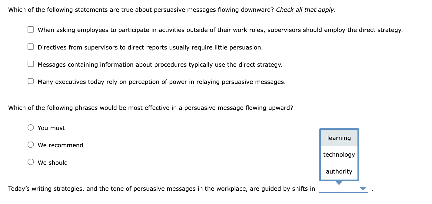 Solved Which of the following statements are true about | Chegg.com