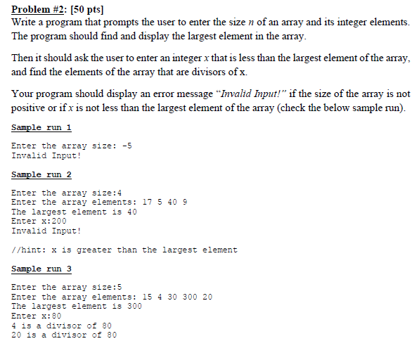 Solved JAVA LANGUAGE - NESTED LOOPS / METHODS / ARRAYS / | Chegg.com