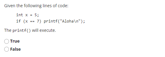 Solved Given the following declaration and initialization: | Chegg.com