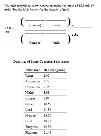 Solved A general chemistry student found a chunk of metal in | Chegg.com