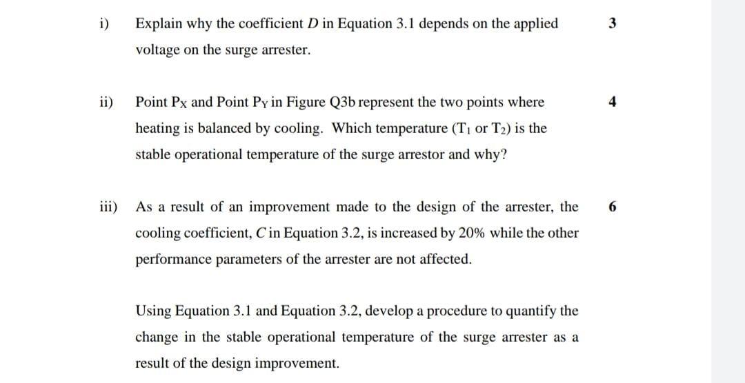 Solved b) The total heat generation rate (heating power in | Chegg.com