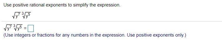 Solved Use positive rational exponents to simplify the | Chegg.com