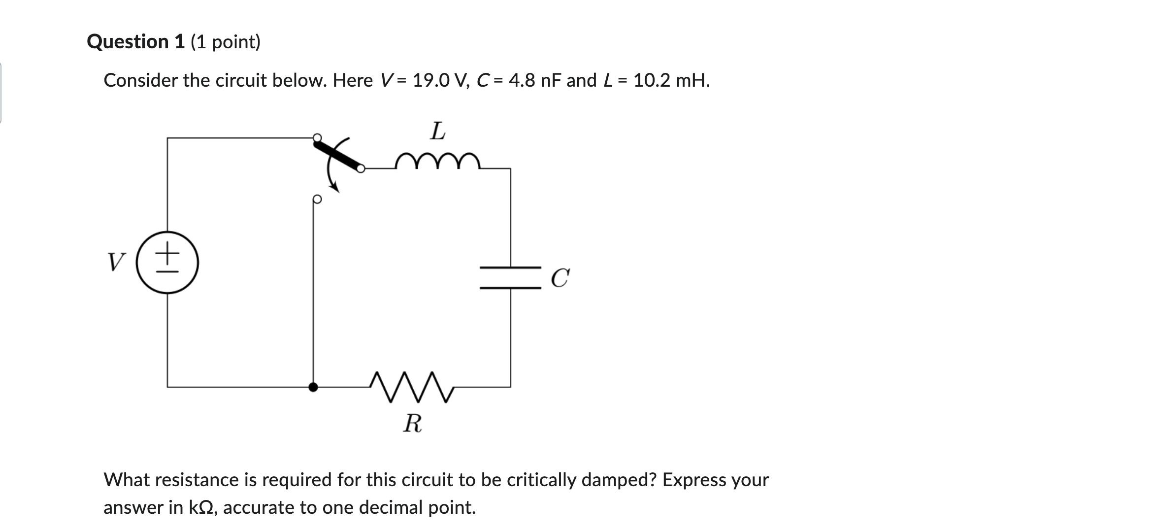 Solved Question 1 (1 point)Consider the circuit below. Here | Chegg.com Solved Question 1 (1 point)Consider the circuit below. Here | Chegg.com