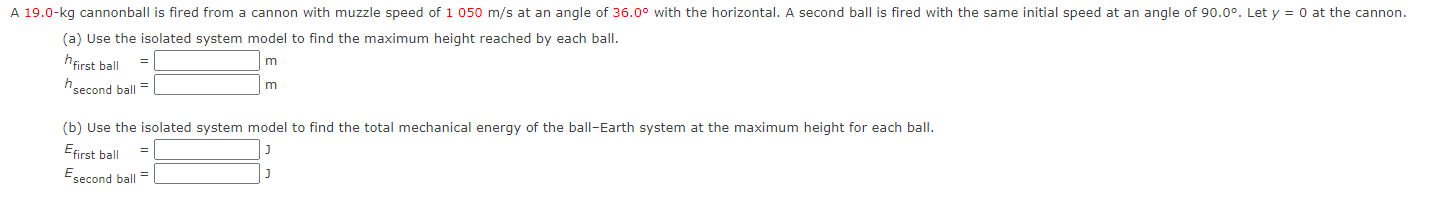 Solved (a) ﻿Use the isolated system model to find the | Chegg.com