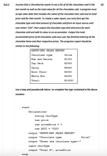 Solved 0.3.1 Study the flowchart below and answer the | Chegg.com