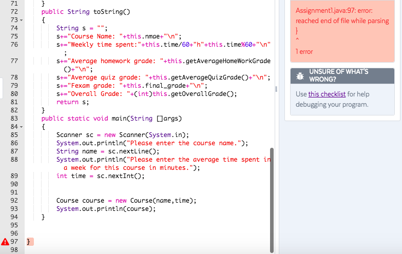 Solved Does anyone know what is wrong with this code? The | Chegg.com