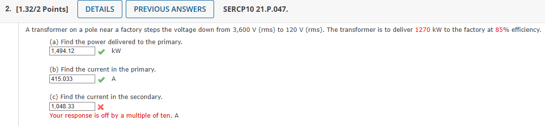 Solved Please find the correct answer for Part C, note that | Chegg.com