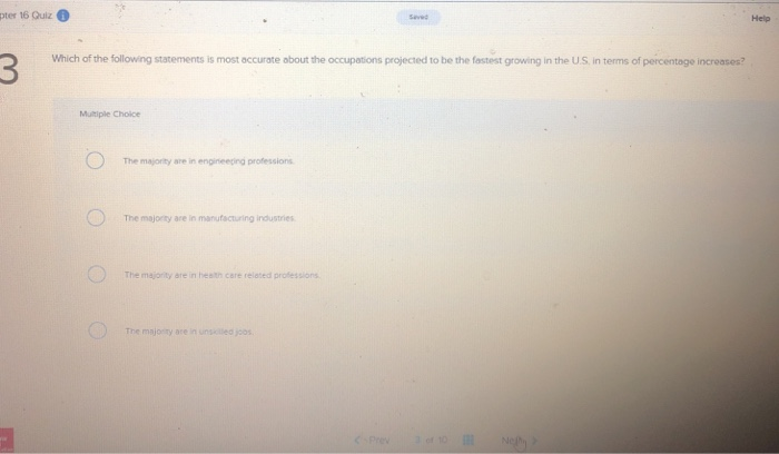 Solved pter 16 Quiz 6 Help Which of the following statements | Chegg.com Solved pter 16 Quiz 6 Help Which of the following statements | Chegg.com