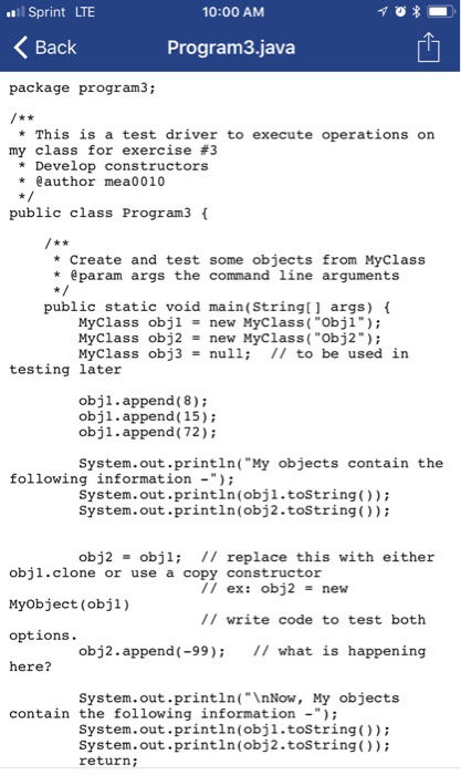 Solved In java programming language, i have attached two | Chegg.com