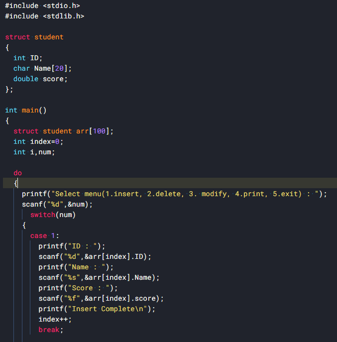 Solved Write program that deals with student information. | Chegg.com
