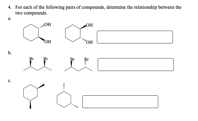 Solved For Each Of The Following Pairs Of Compounds