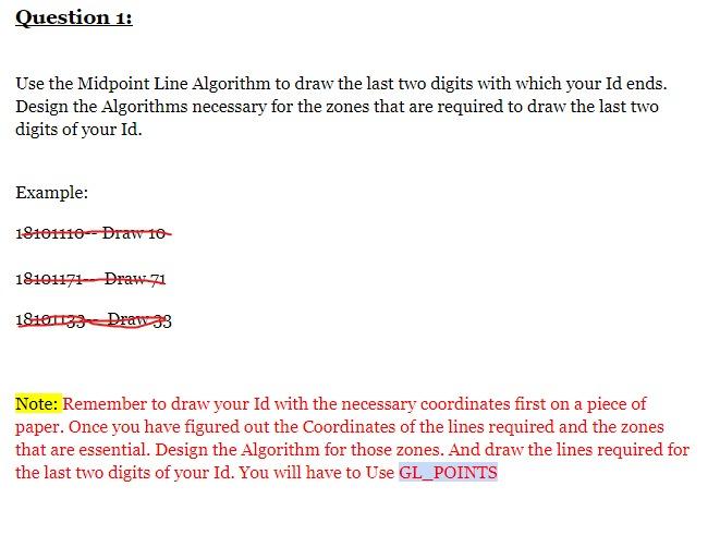 Solved For question 1 u will draw with the last two digits | Chegg.com