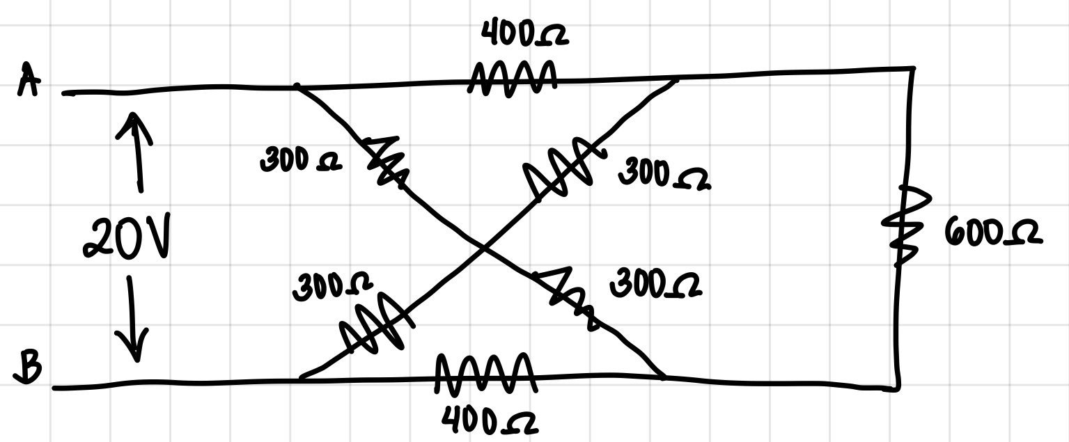 Solved Find the value of the current in the 600-ohm resistor | Chegg.com