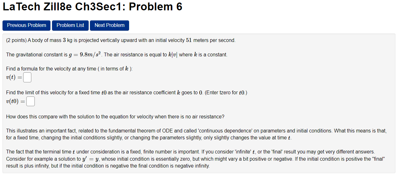 Solved (2 points) A body of mass 3 kg is projected | Chegg.com Solved (2 points) A body of mass 3 kg is projected | Chegg.com