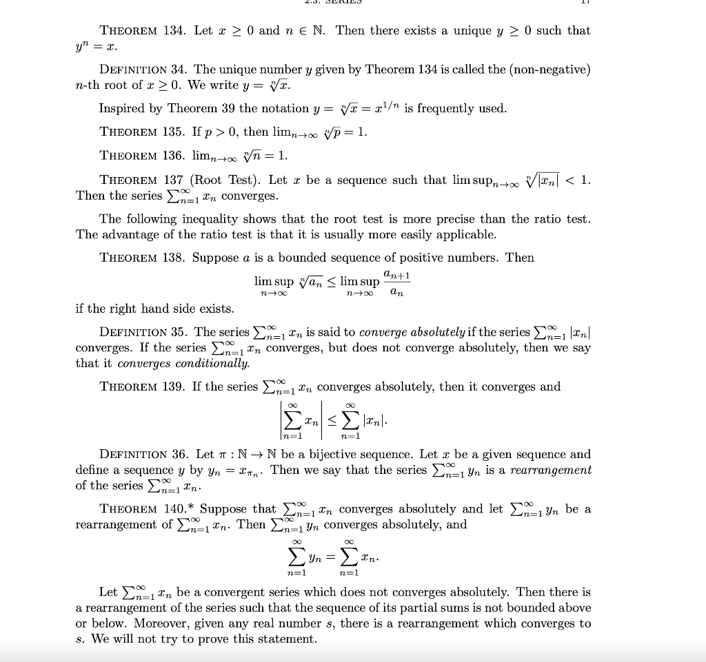 Solved Please solve theorem 139 and theorem 140 | Chegg.com