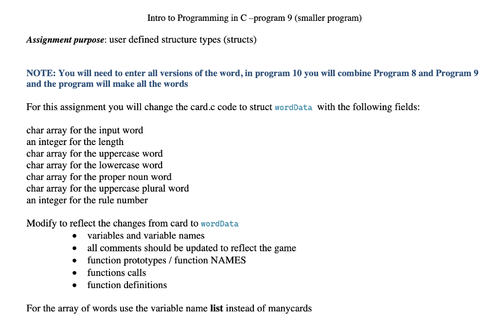 Solved PROGRAMMING IN C Sample code to help you get | Chegg.com