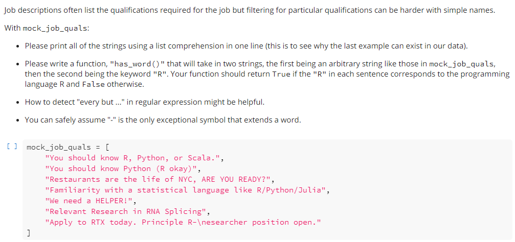 Solved Job descriptions often list the qualifications | Chegg.com