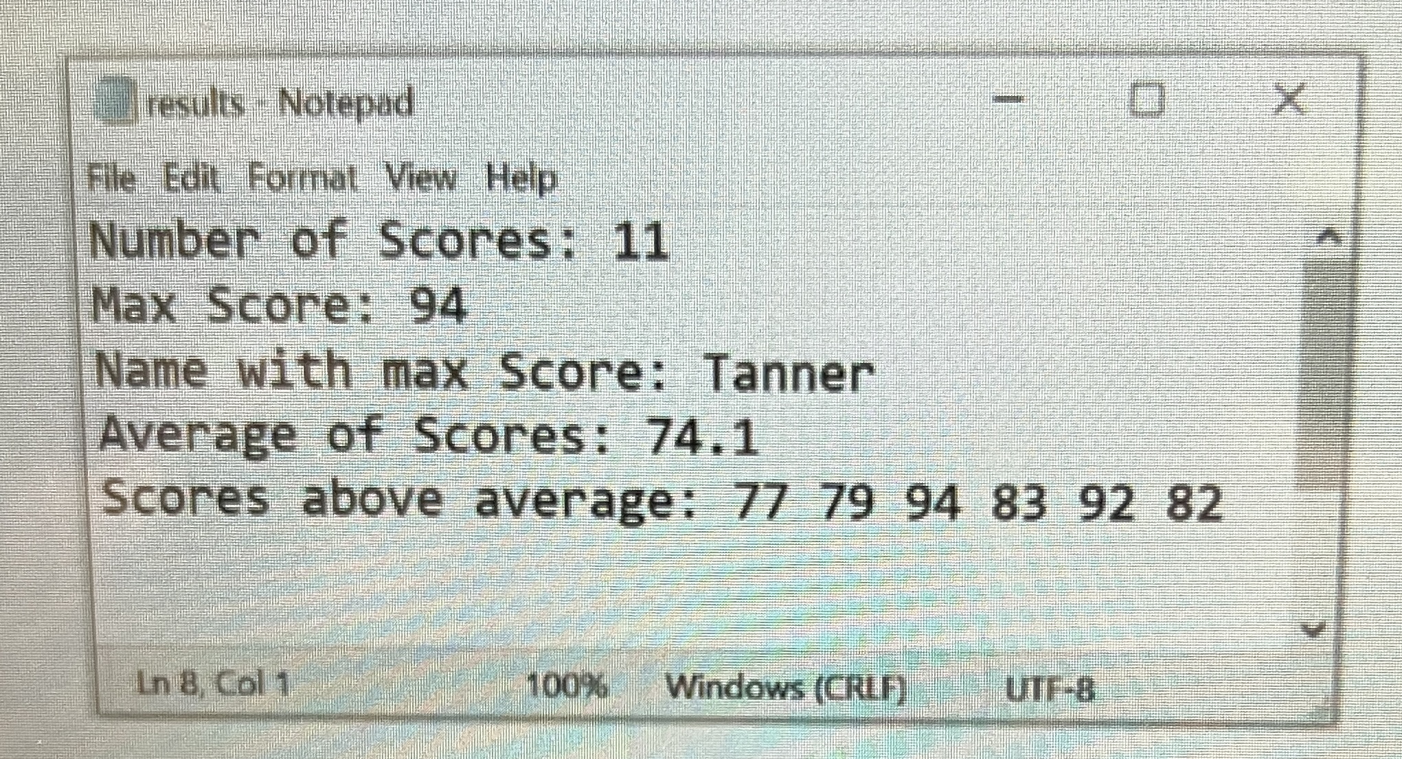 Solved In Python Please Also Post The Output Write A Program 6433