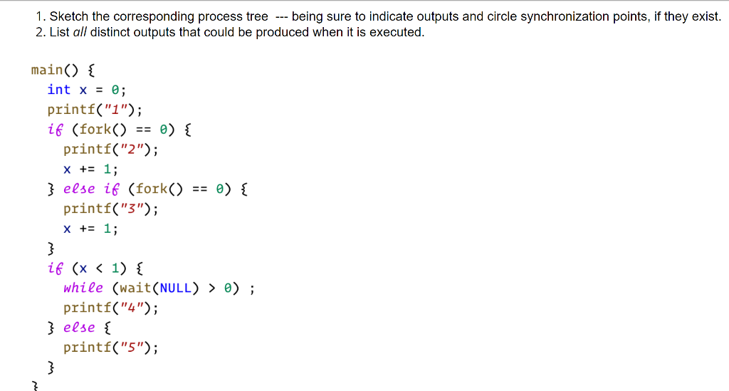 Solved 1. Sketch the corresponding process tree --- being | Chegg.com