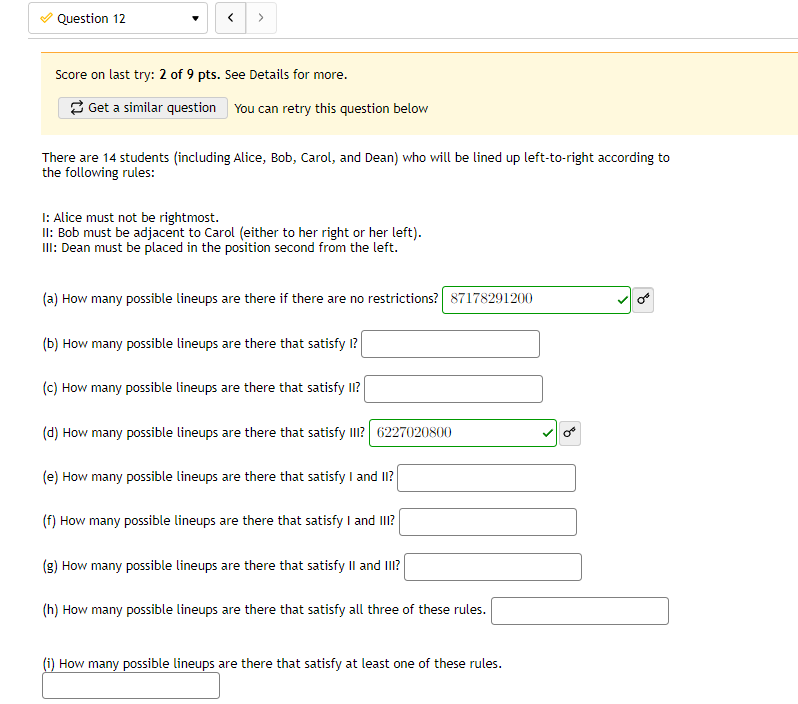 Please carefully take a look on each question and | Chegg.com