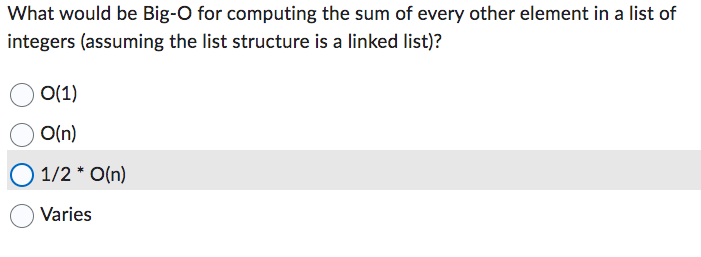 Solved Which best describes worst case analysis? If doing a | Chegg.com