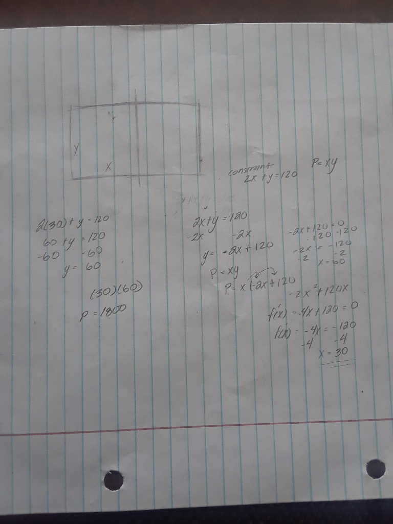 Solved A two-pen corral is to be built. The outline of the | Chegg.com