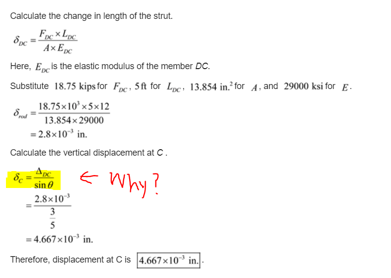 Solved Rigid bar ACB is supported by an elastic circular | Chegg.com