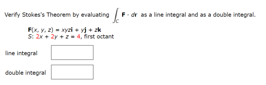 Solved Verify Stokes's Theorem by evaluating SF F. dr as a | Chegg.com