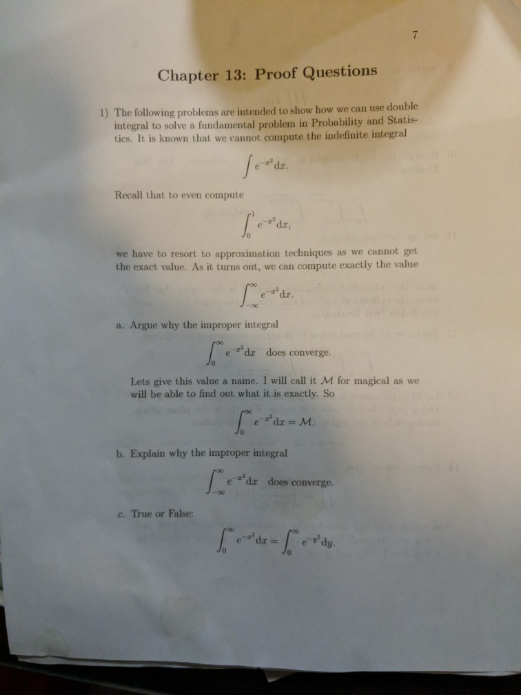Solved Chapter 13: Proof Questions following problems are | Chegg.com