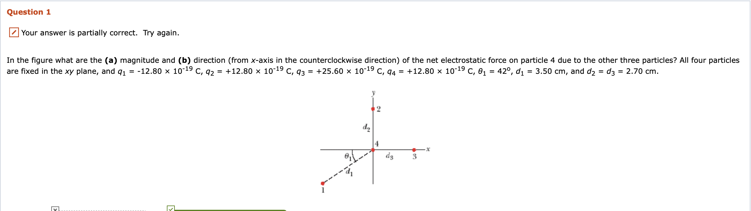 Solved In the figure what are the (a) magnitude and (b) | Chegg.com