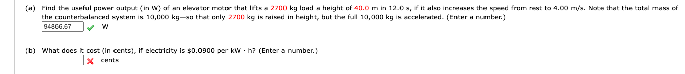 Solved the counterbalanced system is 10,000kg-so that only | Chegg.com
