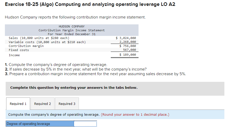 Solved Exercise 18-25 (Algo) Computing and analyzing | Chegg.com