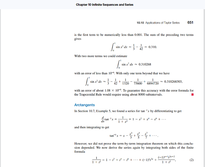 Solved Section 10.10 Reading Assignment: Applications of | Chegg.com