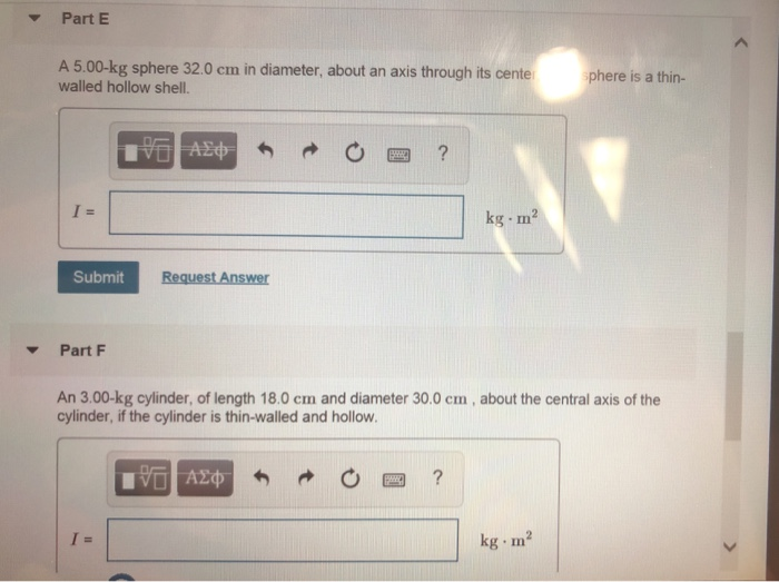Solved A thin 3.60-kg rod of length 85.0 end t an axis | Chegg.com
