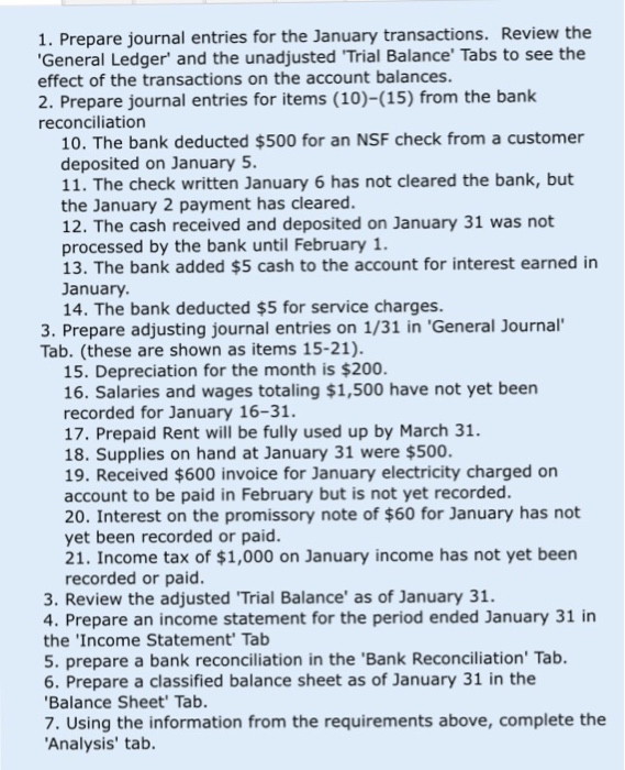 Solved I need help with all the charts provided. I have done | Chegg.com