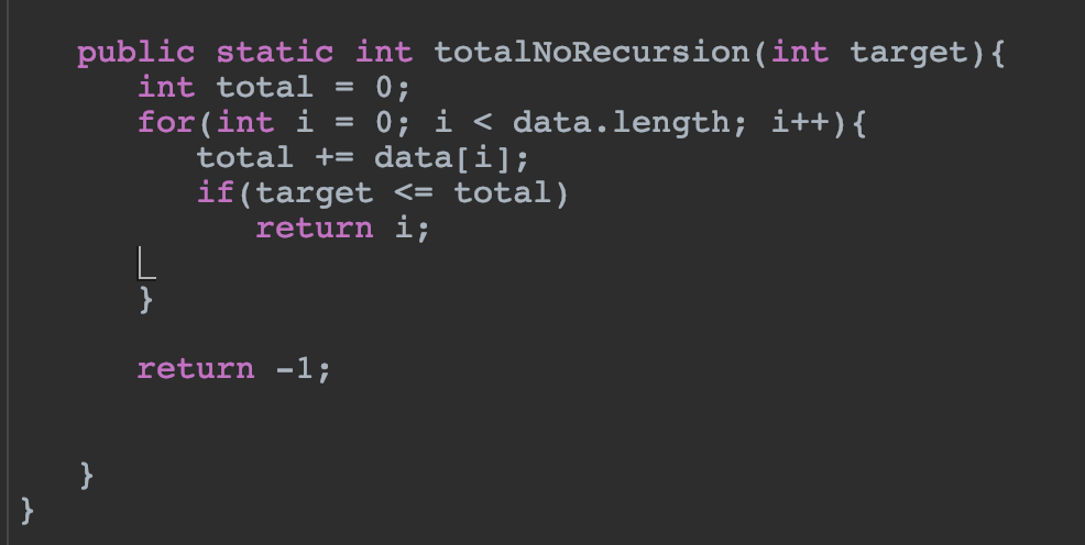 Solved How to turn iterative code into recursive code | Chegg.com