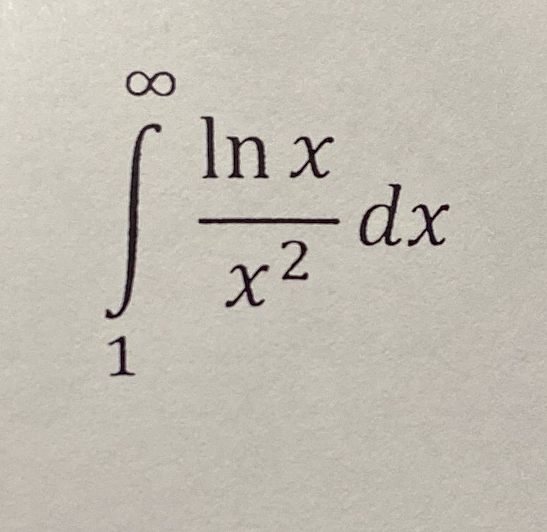 Solved determine if the improper integral diverges or | Chegg.com