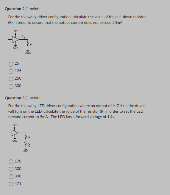 Solved For the following driver configuration, calculate the | Chegg.com