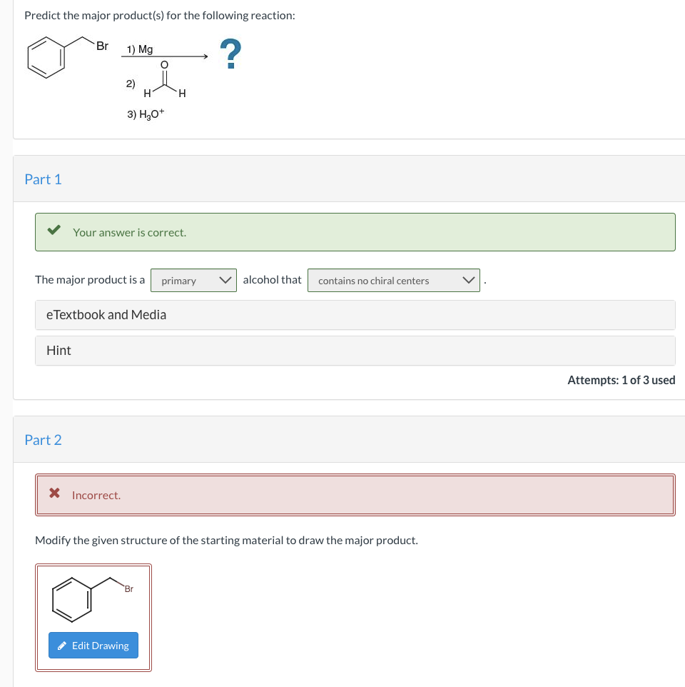 Solved X Your answer is incorrect. What is the correct | Chegg.com
