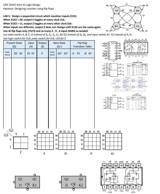 11 OI, 10 01.10 CDA 3201 Intro to Logic Design | Chegg.com